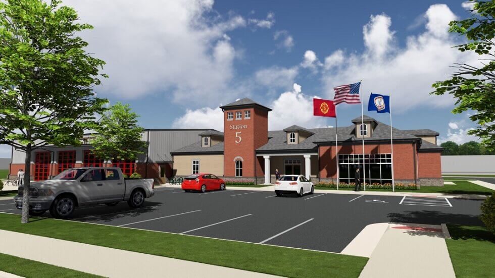 Harrisonburg City Fire Station No.5 - Mather & Daly Architects